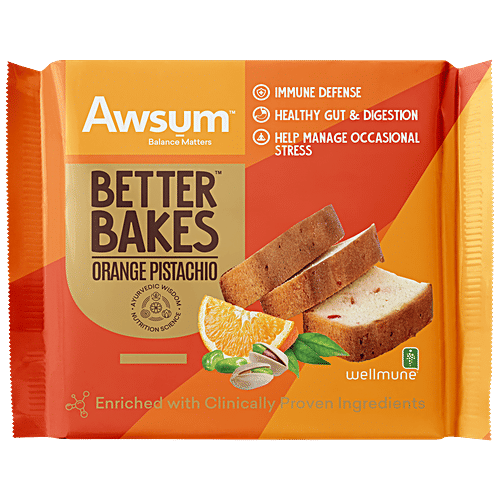 Buy Awsum Better Bakes Orange Pistachio Cake - For Immune Defence ...