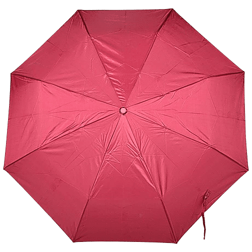 Buy JBG Home Store 3 Fold Manual Open Solid Umbrella - Maroon Online at ...