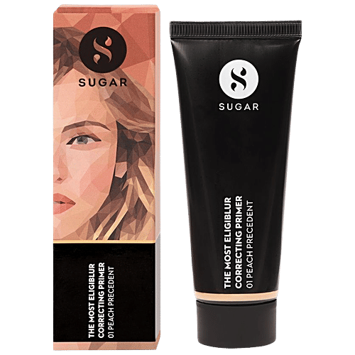 Buy SUGAR Cosmetics The Most Eligiblur Correcting Primer - 01 Peach ...