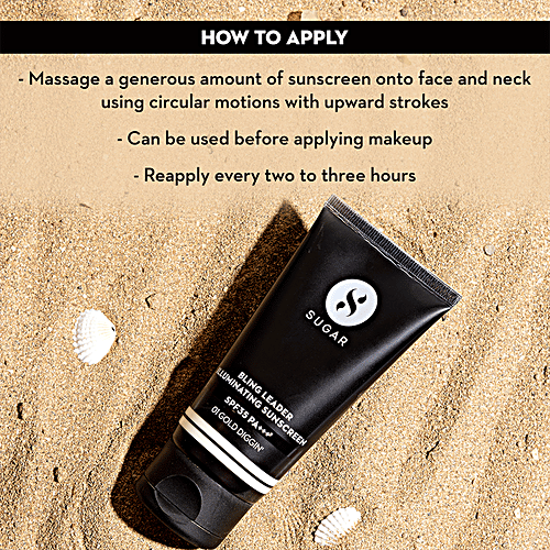 Buy SUGAR Cosmetics Bling Leader Illuminating Sunscreen SPF35 PA ...