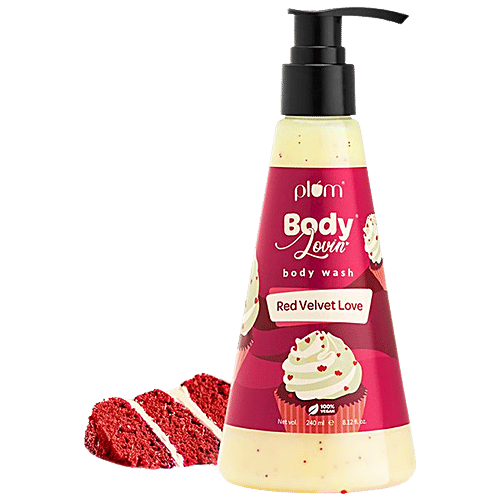 Buy Plum BodyLovin’ Red Velvet Love Body Wash - 100% Vegan, Creamy ...