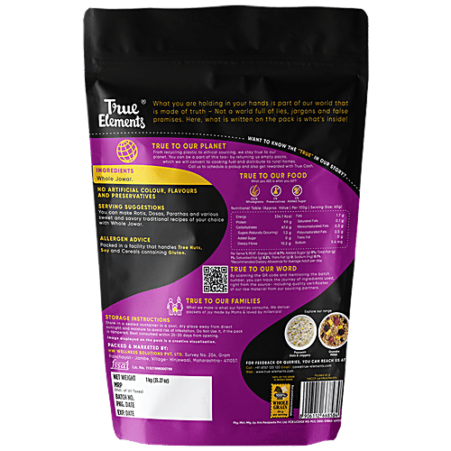 Buy True Elements Sorghum/Whole Jowar - Naturally Gluten Free Online at ...