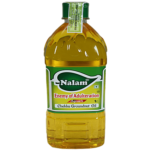 Buy Nalam Agmark Chekku Groundnut Oil Online at Best Price of Rs 290 - bigbasket