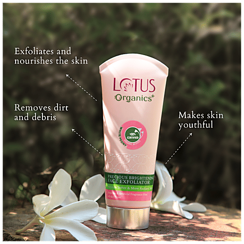 Buy Lotus Organics+ Precious Brightening Face Exfoliator - Reveals ...