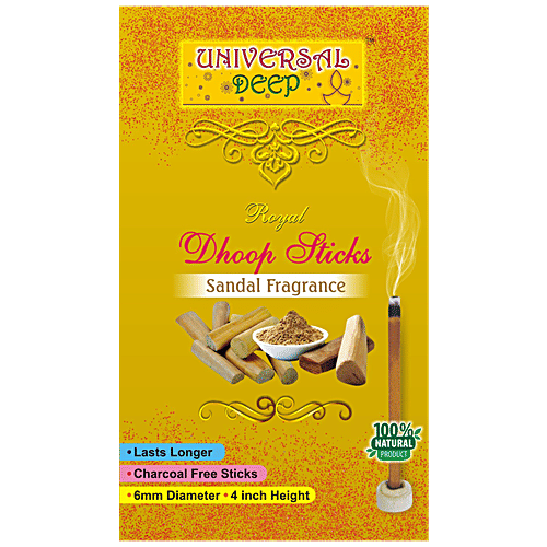 Buy Universal Deep Royal Dhoop Sticks - Sandal Fragrance Online at Best ...