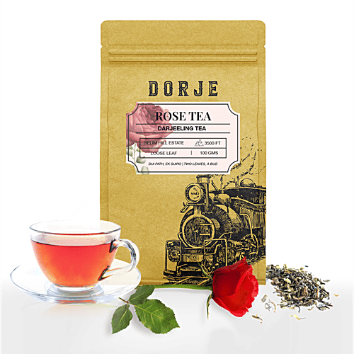 Buy Dorje Rose Blend Tea - Wellness Herbal Teas, Refreshing, Aromatic ...