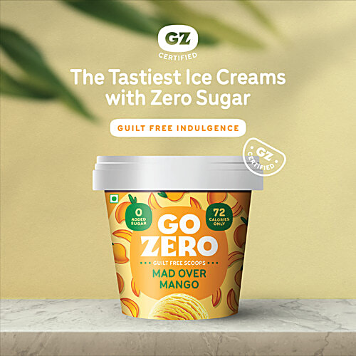 Buy Go Zero Zero Sugar Ice Cream - Mad Over Mango Online at Best Price of Rs 108 - bigbasket