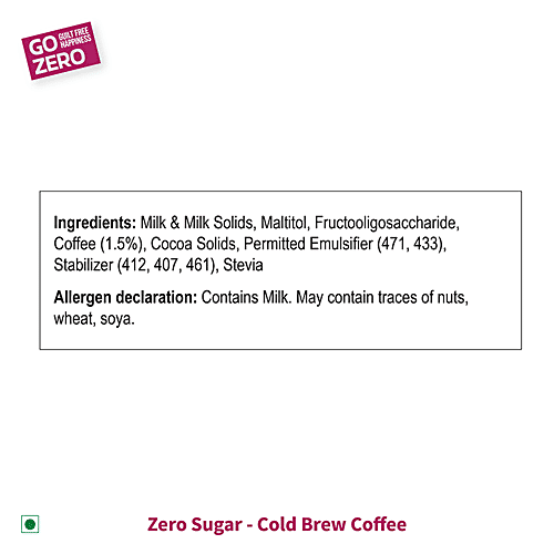 Buy Go Zero Zero Sugar Ice Cream - Cold Brew Coffee Online at Best ...