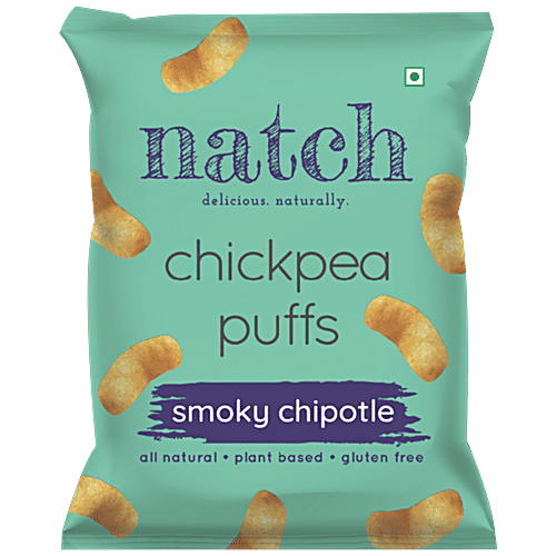 Buy Natch Chickpea Puffs - Smoky Chipotle, All Natural, Plant-Based ...