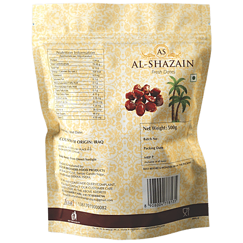 Buy Al-Shazain Fresh Dates Online at Best Price of Rs 189 - bigbasket