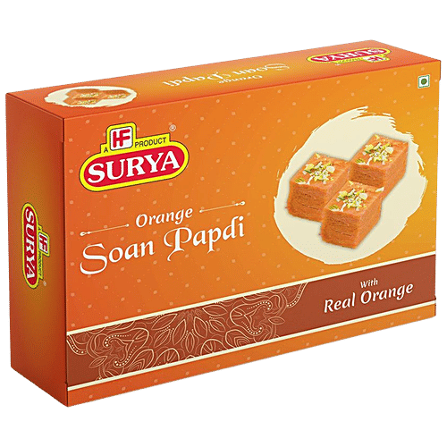 Buy Surya Soan Papdi - Orange, Indian Sweet Online at Best Price of Rs ...