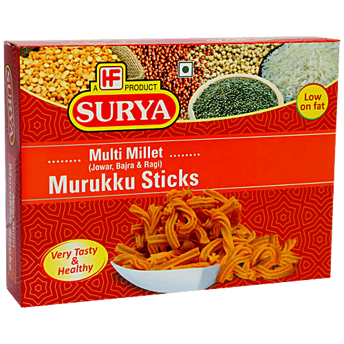 Buy Surya Murukku Sticks - Multi Millet, Low On Fat Online at Best ...