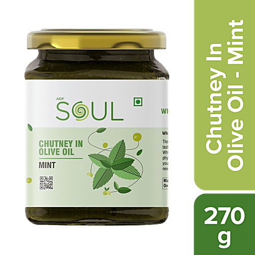 Buy ADF Soul Chutney In Olive Oil - Mint Online at Best Price of Rs 249 ...