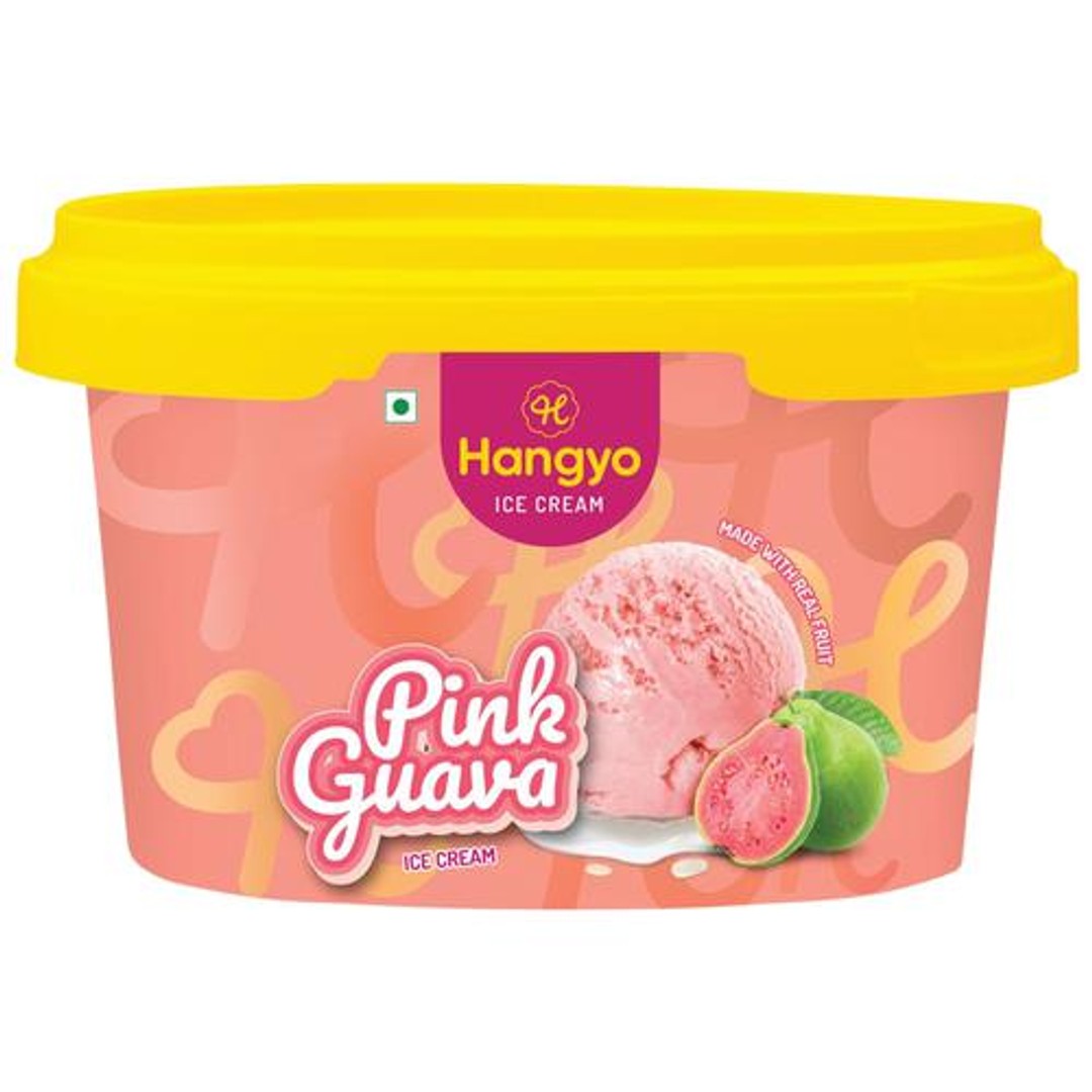 Buy Hangyo Pink Guava Ice Cream - Made With Real Fruit Online at Best ...