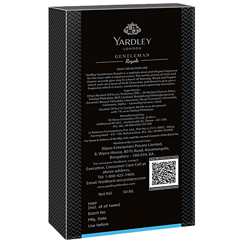 Buy Yardley London Gentleman Daily Wear Perfume - Royale, Exotic ...