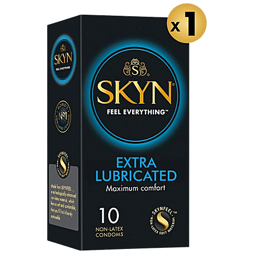 Buy SKYN Extra Premium Condoms - Extra Lubricated, Maximum Comfort ...