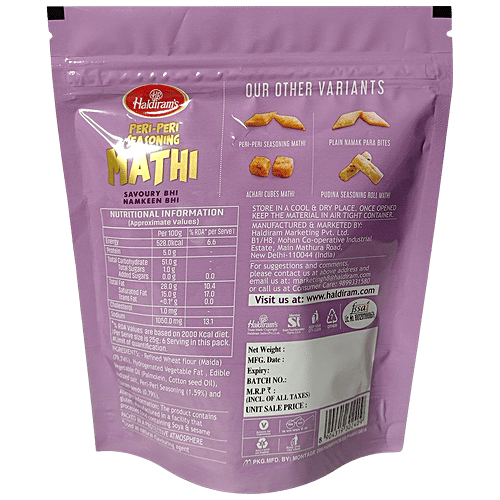 Buy Haldirams Peri Peri Mathi - Savoury & Namkeen Online at Best Price ...