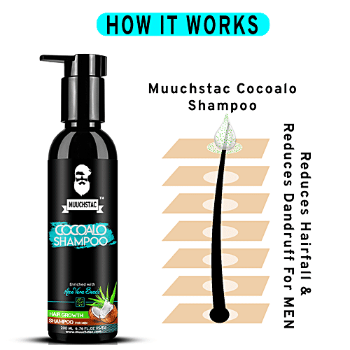 Buy Muuchstac Cocoalo Daily Shampoo - For Dandruff & Hairball Control ...