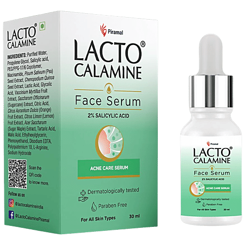 Buy Lacto Calamine Face Serum - 2% Salicylic Acid, Acne Care, Paraben ...