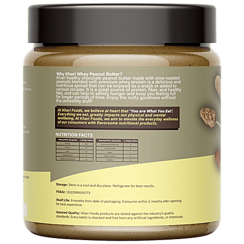 Buy Khari Foods Whey Protein Peanut Butter Online at Best Price of Rs ...