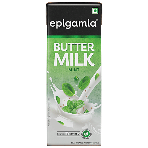 Buy Epigamia Buttermilk - Mint, Rich In Vitamin D Online at Best Price ...