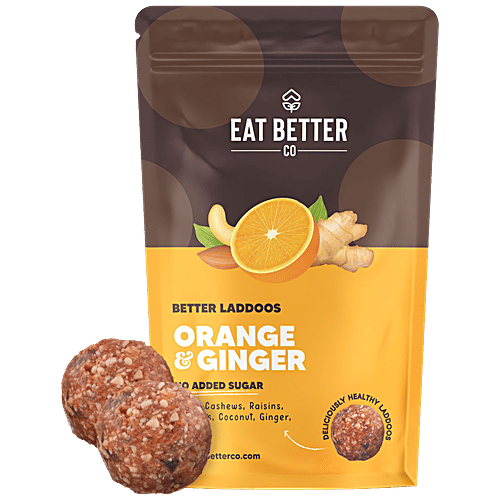 Buy Eat Better Co Better Laddoos - Orange & Ginger, No Added Sugar ...
