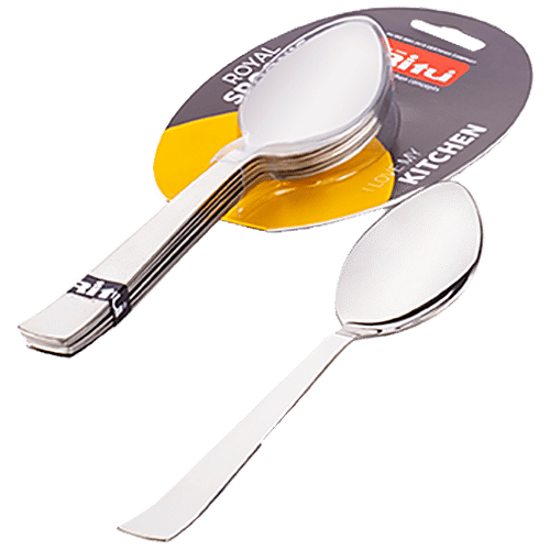 Buy Ritu Stainless Steel Dessert Spoon - Big, For Home & Kitchen ...