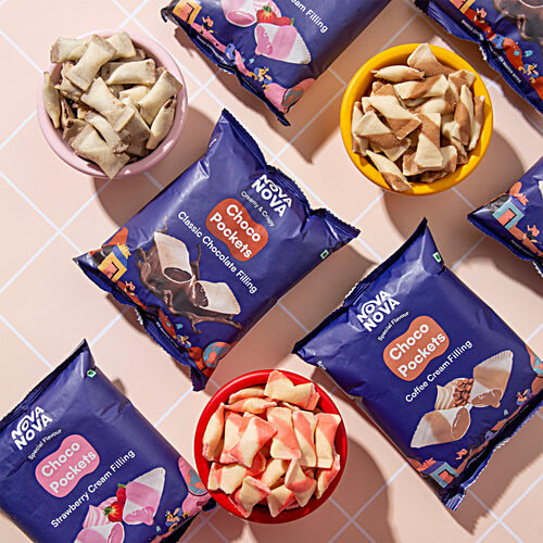 Buy Nova Nova Choco Pockets - Assorted Online at Best Price of Rs 198. ...
