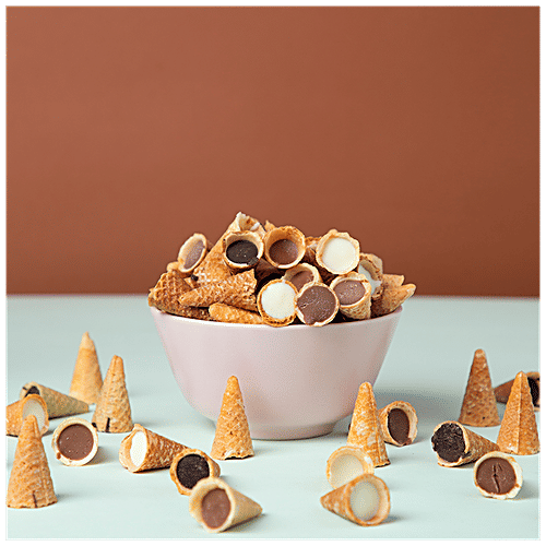 Buy Nova Nova Best Bite Choco Filled Cones - Assorted Online at Best ...