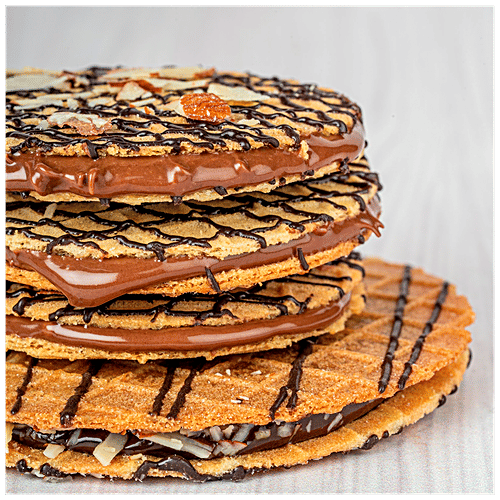 Buy Nova Nova Mini Waffle Cookies - Belgian Chocolate Online at Best ...