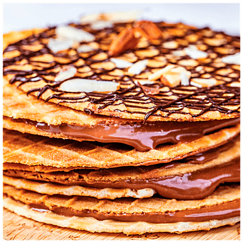 Buy Nova Nova Mini Waffle Cookies - Belgian Chocolate Online at Best ...