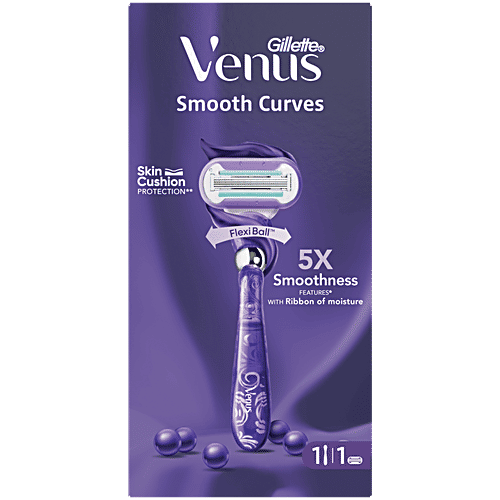Buy Gillette Venus Venus Swirl Razor - Long Lasting Smoothness, 5 ...