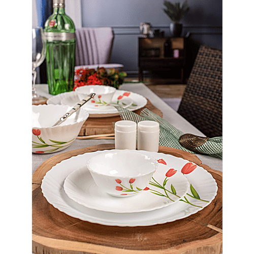 Buy LaOpala Dinner Set - Opalware, Novo, Radiant Curves Online at Best ...