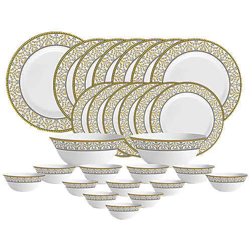 Buy Laopala Diva Dinner Set - Opalware, Sovrana, Moroccan Gold Online ...