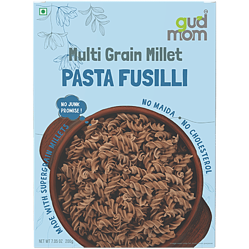 Buy Gudmom Multi Grain Millet Pasta - Fusilli Online at Best Price of ...