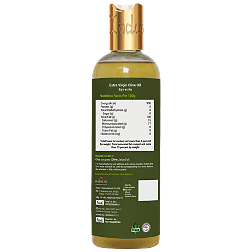 Buy Indus Valley Bio Organic Pure Extra Virgin Olive Oil - 100% Organic ...