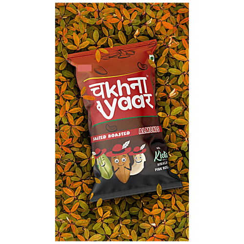 Buy CHAKHNA YAAR Salted Roasted Almonds Online at Best Price of Rs 20 ...