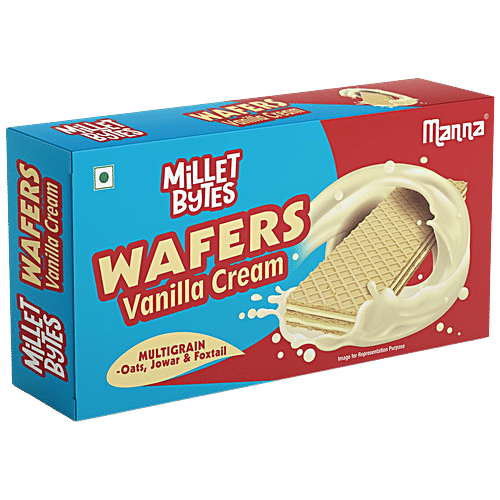 Buy Manna Millet Bytes - Multigrain Wafers, Vanilla Cream Online at ...