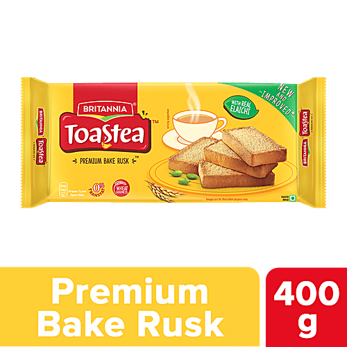 Buy Britannia Toastea Premium Bake Rusk - With Wheat Online at Best ...