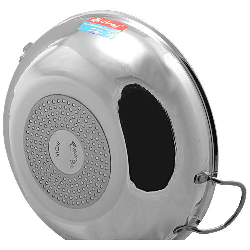 Buy Le Kaviraj Aluminium Kadai - Induction Base, 2.4 mm, With Handle Online at Best Price of Rs ...