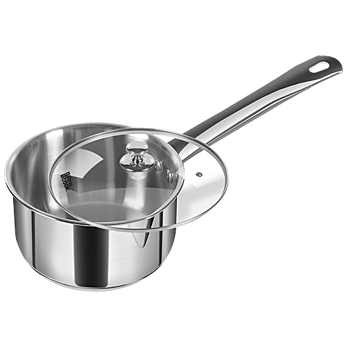 Buy Milton ProCook Stainless Steel Sauce Pan - Pro Cook, With Glass Lid ...