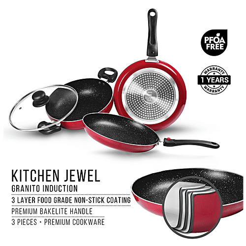 Buy Milton ProCook Cookware Set - Pro Cook, Kitchen Jewel, Peach Online ...
