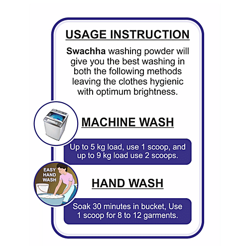 Buy Swachha Super Matic Detergent Powder - Top & Front Load Online at ...