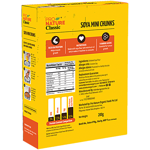 Buy Pro Nature Classic Soya Mini Chunks/Soya Badi - Protein Rich Online ...