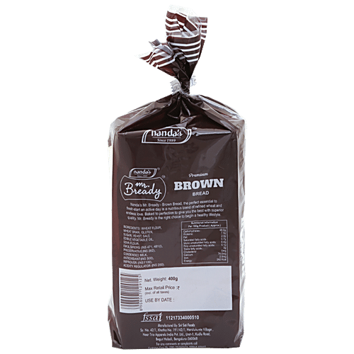 Buy NANDA'S Mr. Bready Premium Brown Bread Online at Best Price of Rs 55 - bigbasket