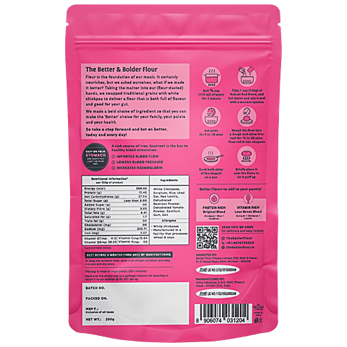 Buy The Better Flour Robust Red Blend Flour - Beetroot, Chickpea ...