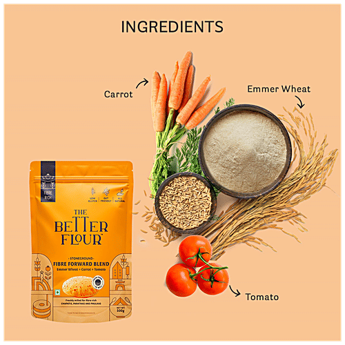 Buy The Better Flour Fibre Forward Blend Flour - Emmer Wheat, Carrot ...