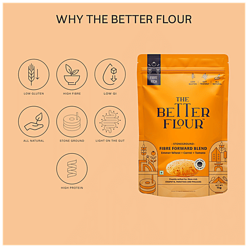 Buy The Better Flour Fibre Forward Blend Flour - Emmer Wheat, Carrot ...