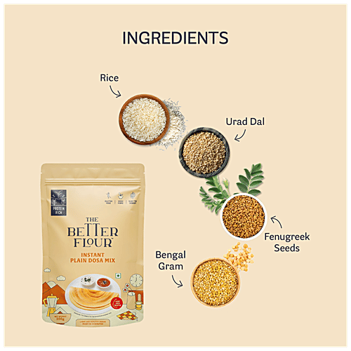 Buy The Better Flour Instant Plain Dosa Mix Online at Best Price of Rs ...