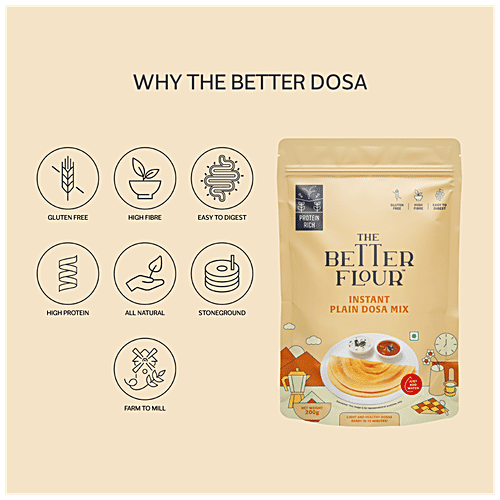 Buy The Better Flour Instant Plain Dosa Mix Online at Best Price of Rs ...